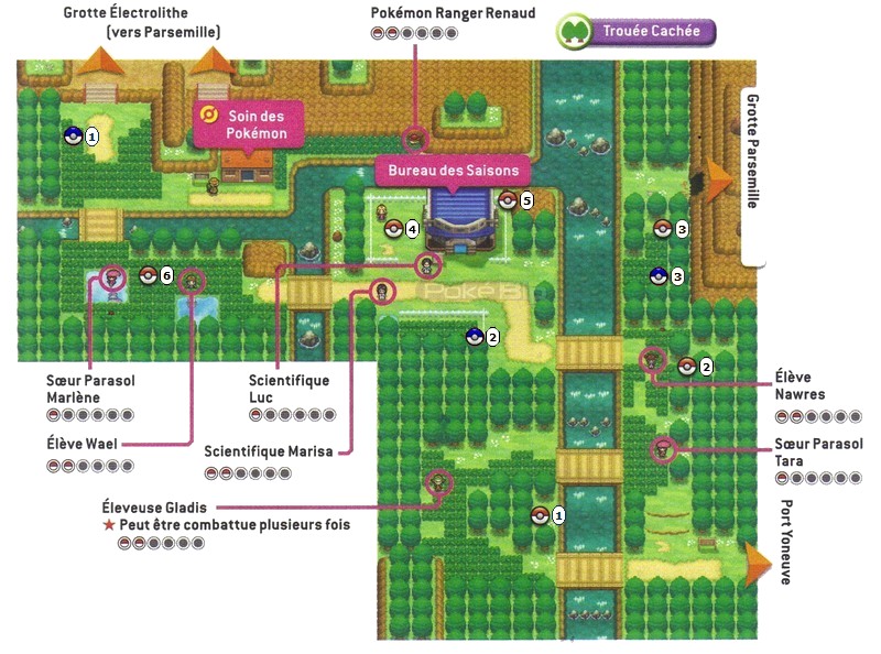 Pokémon Noir 2 et Blanc 2 > Guide des Lieux > Route 6 - Pokébip.com