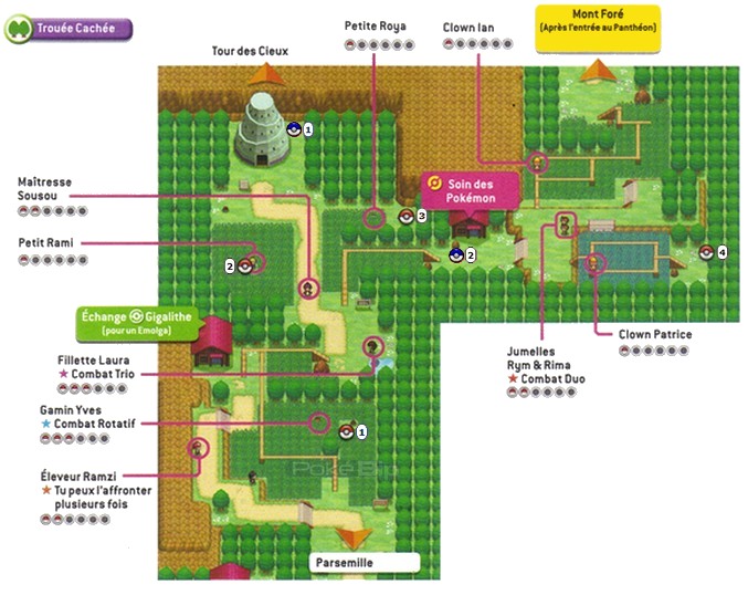 Pokémon Noir 2 et Blanc 2 > Guide des Lieux > Route 7 - Pokébip.com
