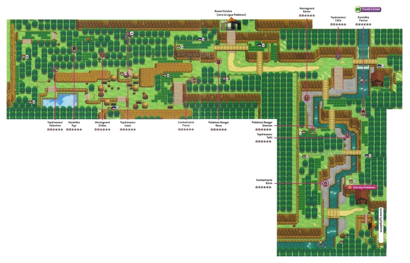 Pokémon Noir 2 et Blanc 2 > Guide des Lieux > Route 23 - Pokébip.com