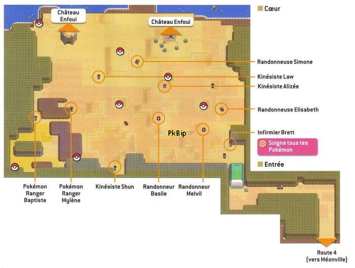 Pokémon Noir et Blanc > Guide des Lieux > Désert Délassant - Pokébip.com