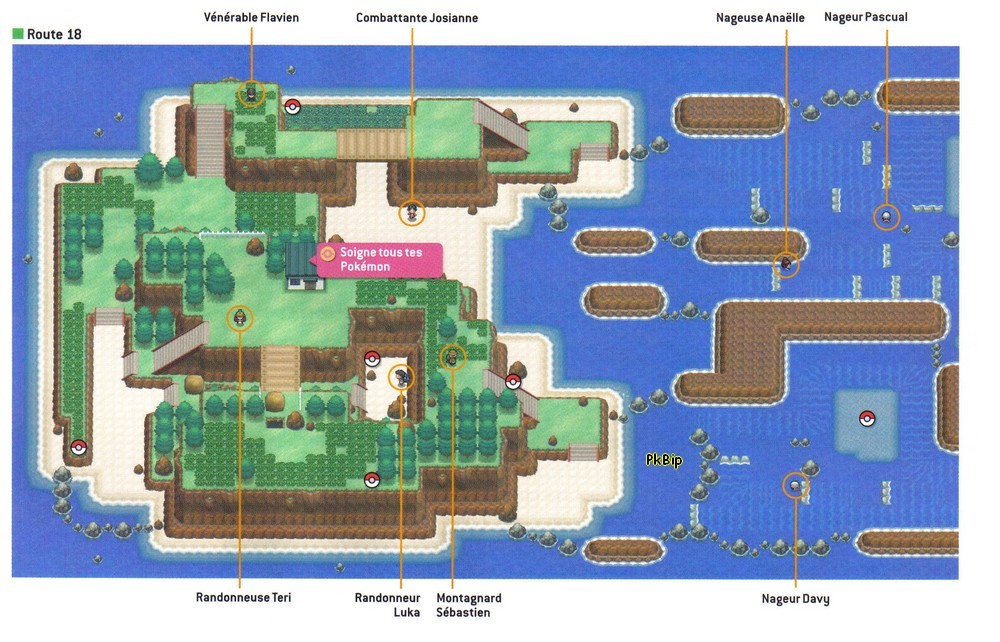 Pokémon Noir et Blanc > Guide des Lieux > Route 18 - Pokébip.com